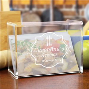 Personalized Recipe Boxes & Cards