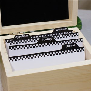 Personalized Recipe Boxes & Cards